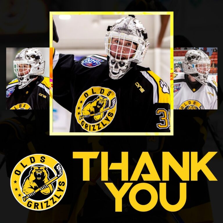 Thank You, Connor Johnson! | Olds Grizzlys